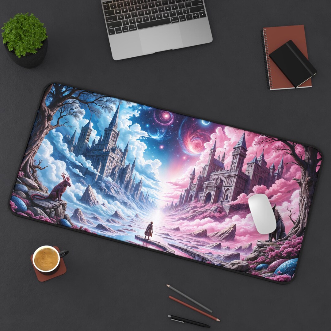 Fantasy Desk Mat, Majestic Desk Mat, Gaming Mousepad, Office Desk ...