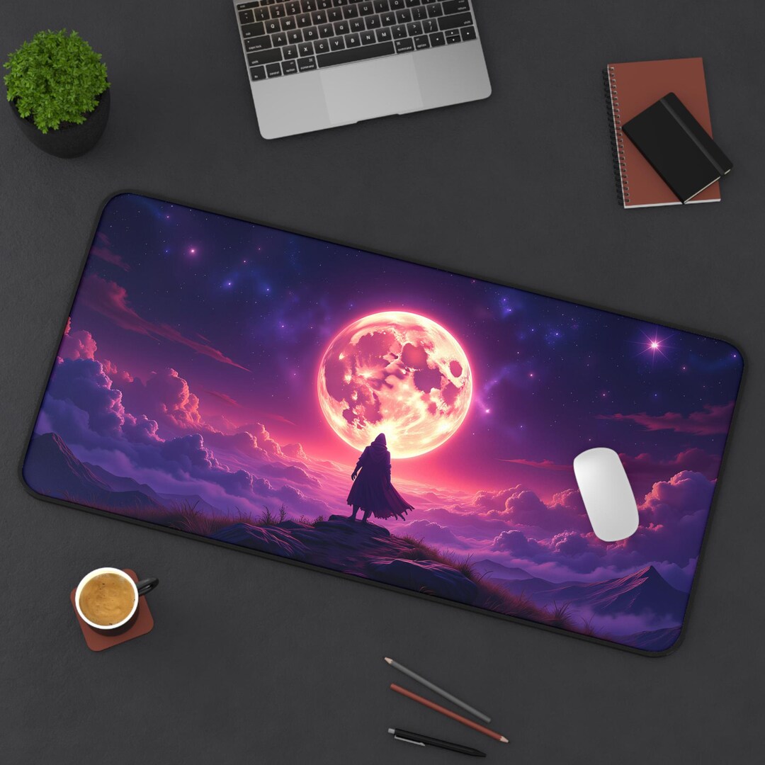 Hero Desk Mat Rogue Mouse Pad Moon Desk Mat Office Decor Gift for ...