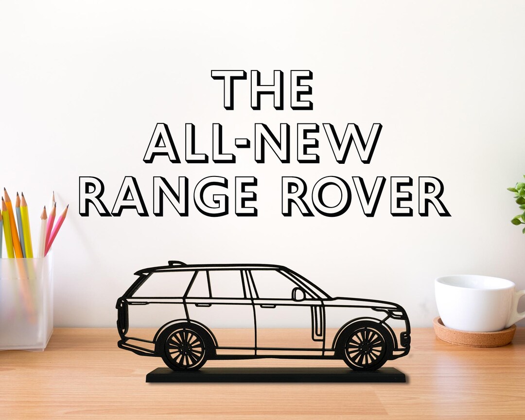 2022 Range Rover Custom Name Desk Decor for Office Bookshelf Decor for ...
