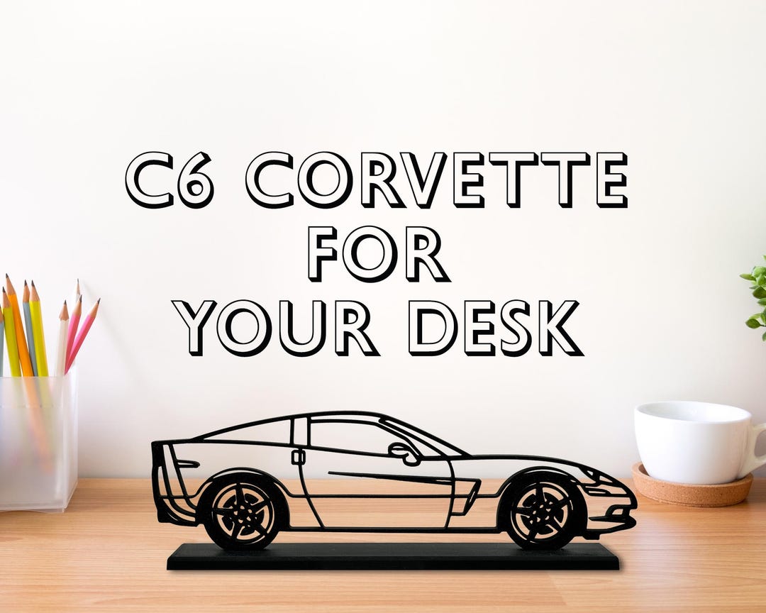 C6 Corvette Custom Name Model Decor for Office and Bookshelf Decor for ...