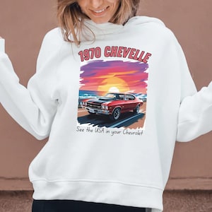 1971 Chevy Chevelle Hoodie – Bella+canvas Unisex Sweatshirt – Vintage ...