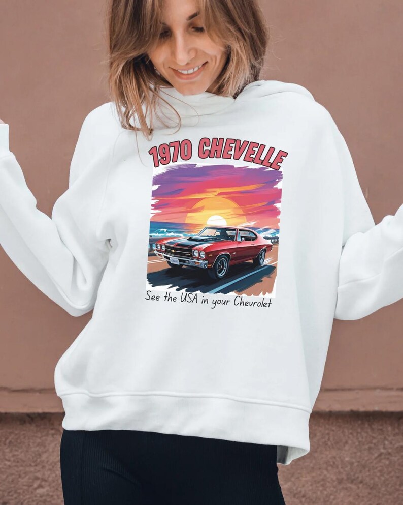1971 Chevy Chevelle Hoodie – Bella+canvas Unisex Sweatshirt – Vintage ...