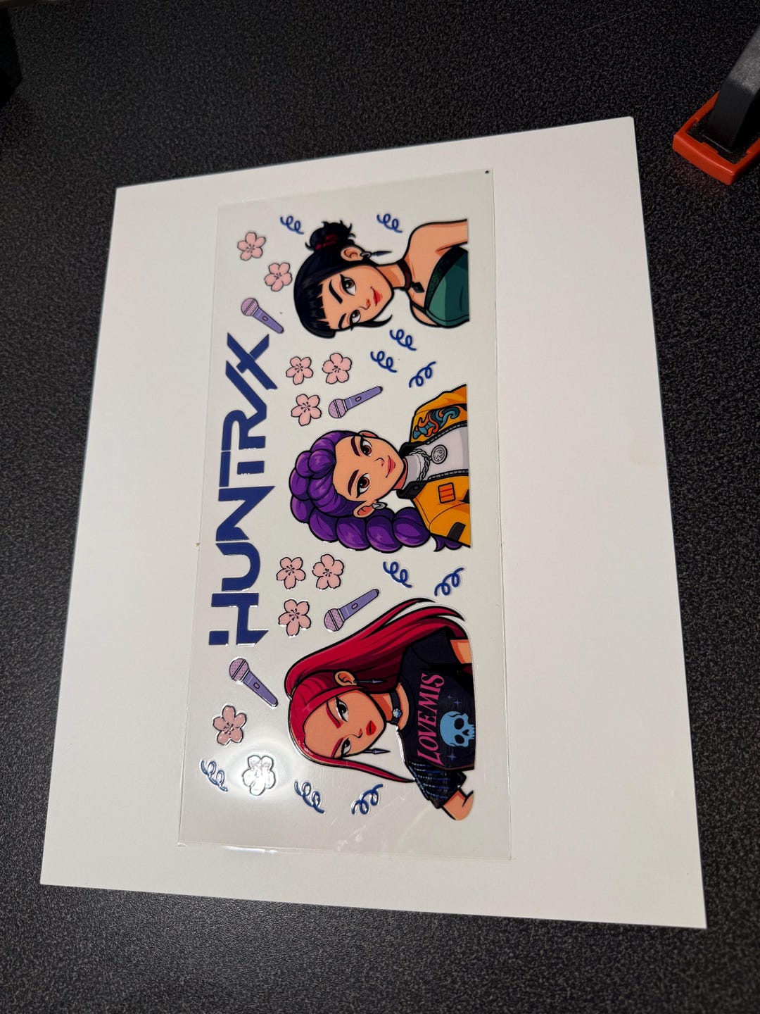 Buy Huntrix Sticker UV DTF Sheet | Kpop Demon Hunters Girl Group ...
