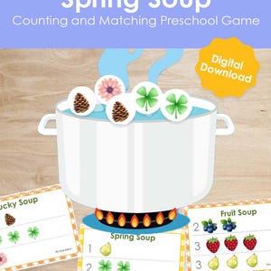 Montessori Preschool Spring Bundle | 7 Fun Printable Activities - Etsy