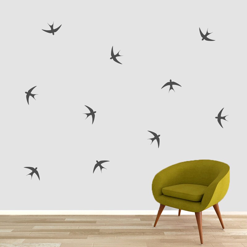 Bird Wall Decal - Etsy