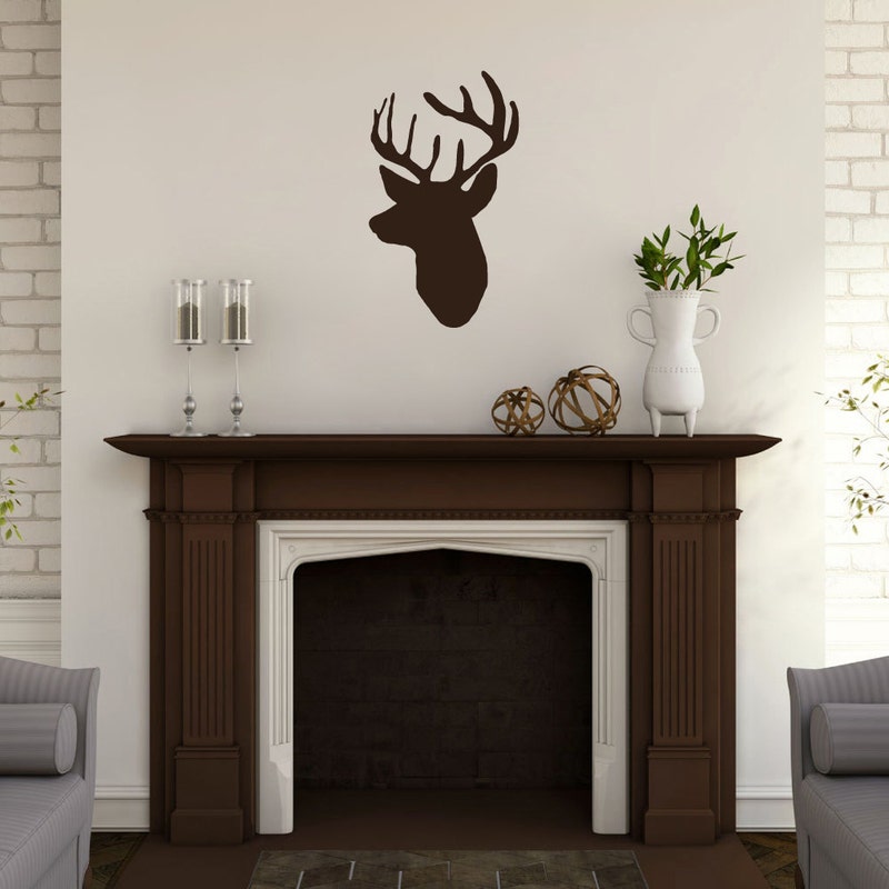 Black Buck Wall Decal - Etsy