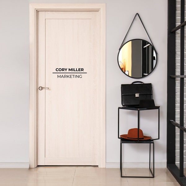 Door Name Plate - Etsy