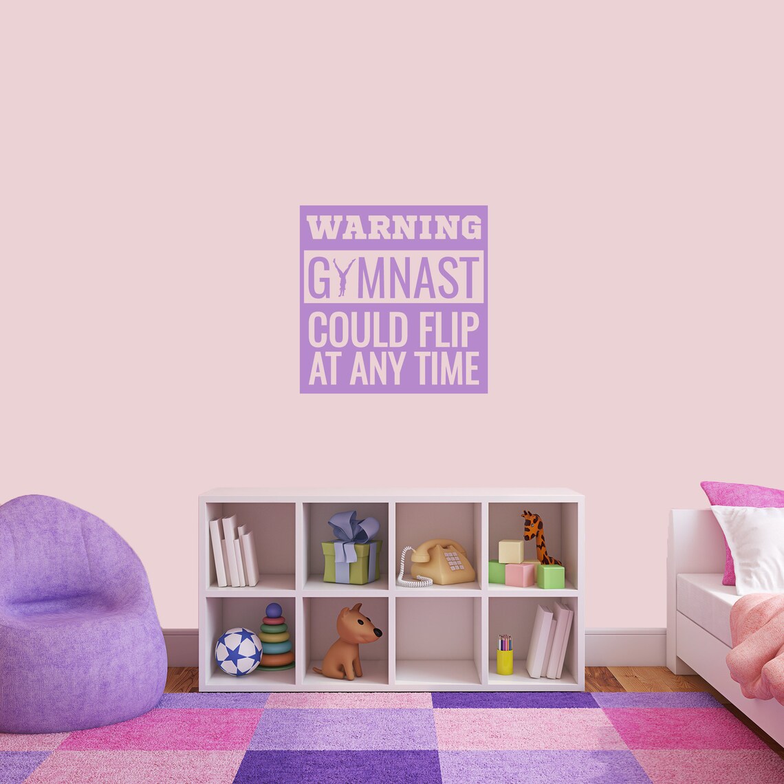 Gymnast Decal, Gymnastics Sticker for Wall, Tablet, Locker and More ...