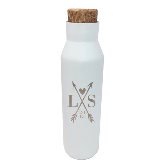 Custom Crossed Arrows With Initials Engraved 20 Oz. Stainless | Etsy