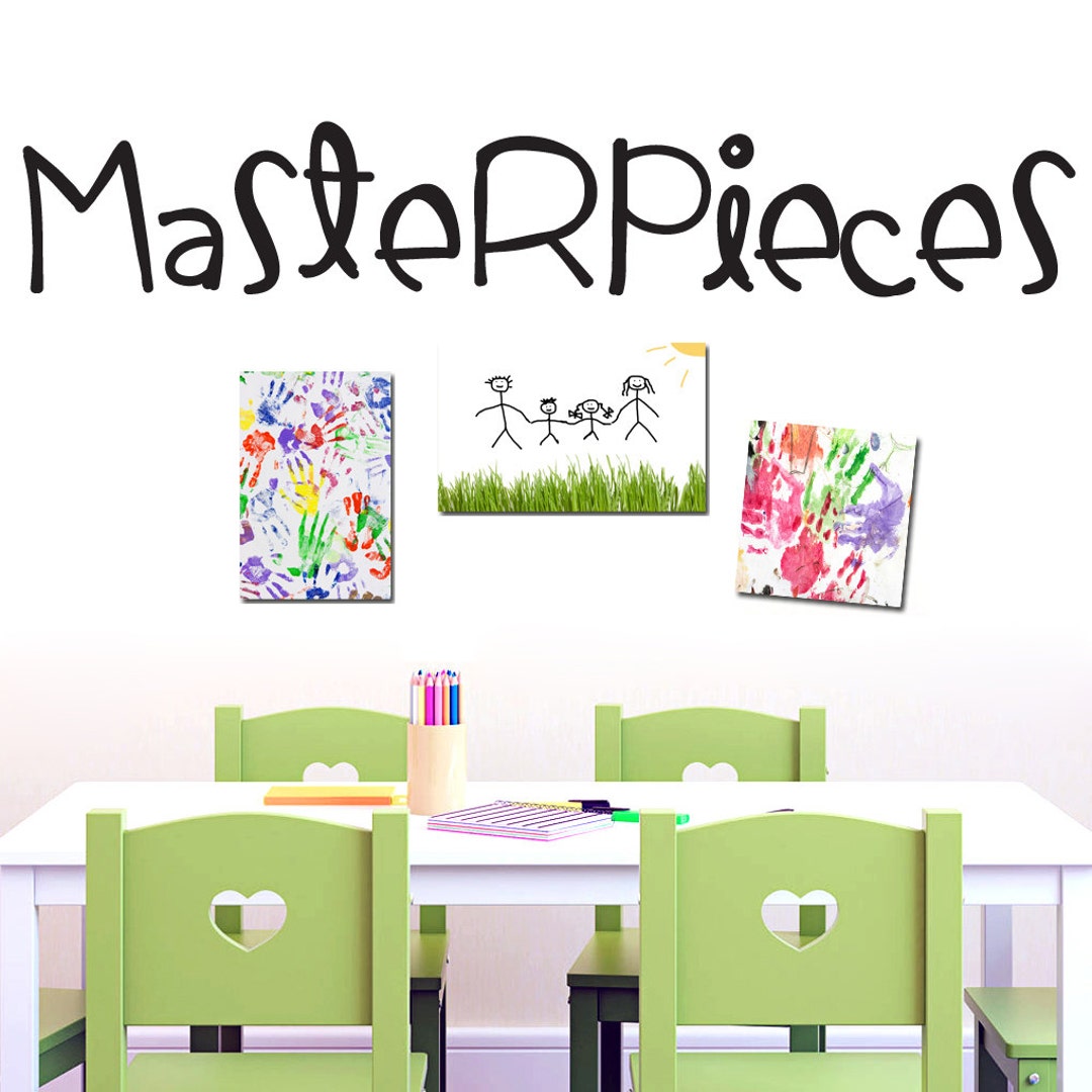 Masterpieces Wall Decal Decorative Art Decor Sticker for Kids - Etsy