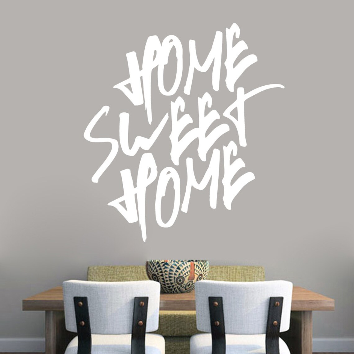 Home Sweet Home Wall Decal Decorative Art Decor Sticker for | Etsy