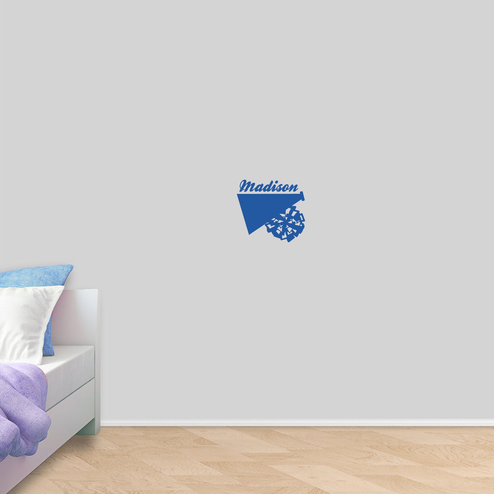 Custom Megaphone and Pom Wall Decal Decorative Art Decor | Etsy