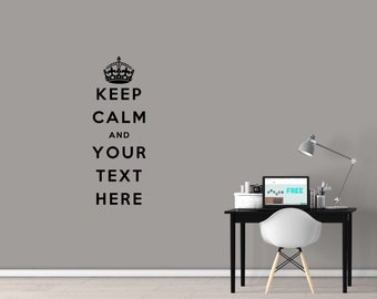 Keep Calm Decor - Etsy