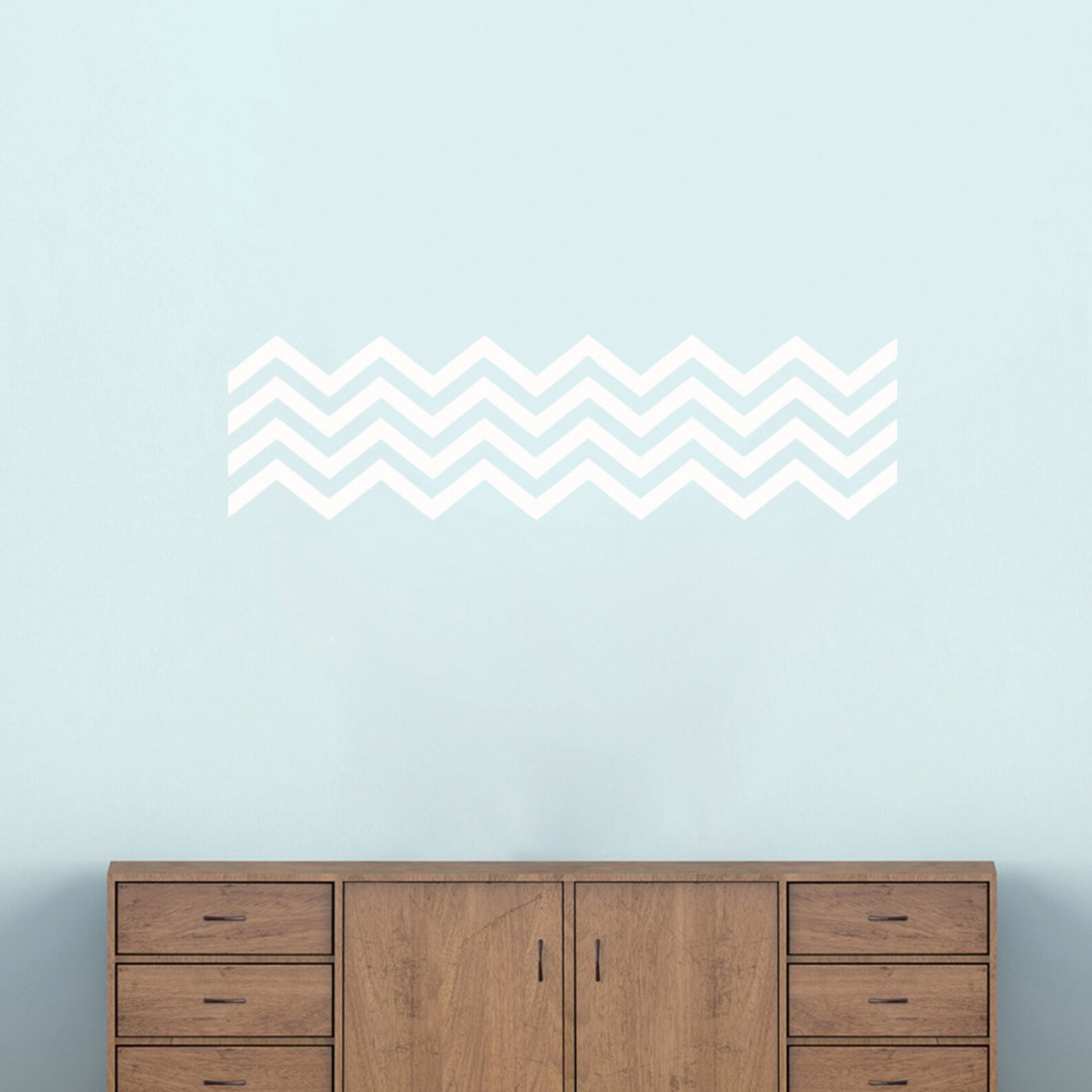 Chevron Stripes Wall Decal Decorative Art Decor Sticker for | Etsy