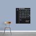 Chalkboard Calendar With Notes Wall Decal Decorative Art Decor Sticker ...
