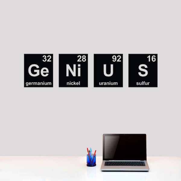 Periodic Table Wall Decal - Etsy