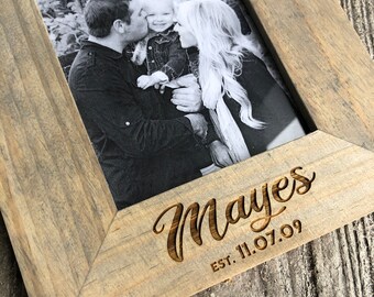 Wooden Picture Frame - Etsy