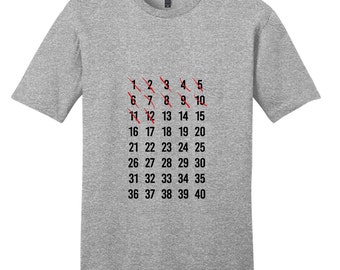 Custom Number Shirt Unisex T-shirt Personalized Sports Number - Etsy