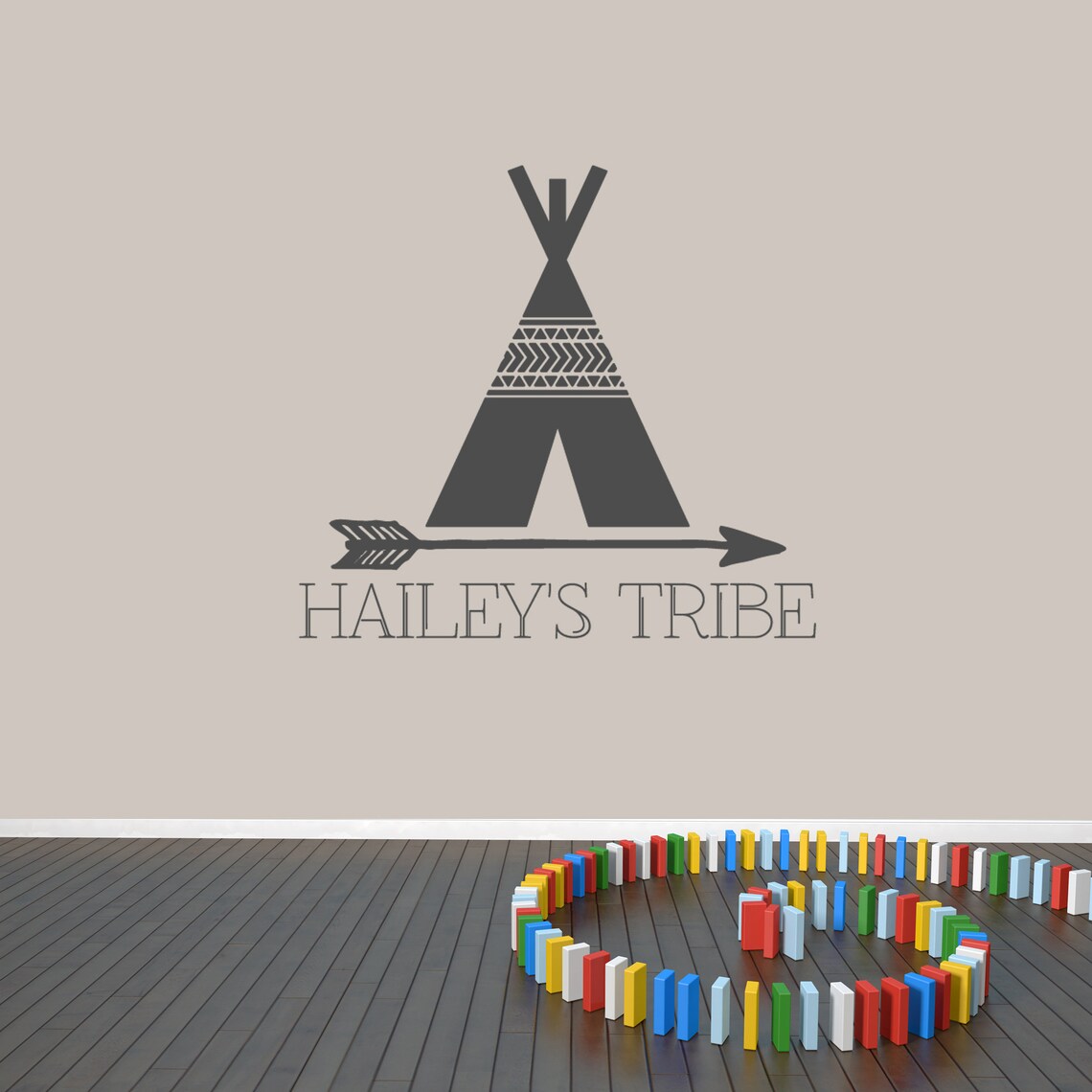 Custom Tribe Name Wall Decal Decorative Art Decor Sticker for - Etsy
