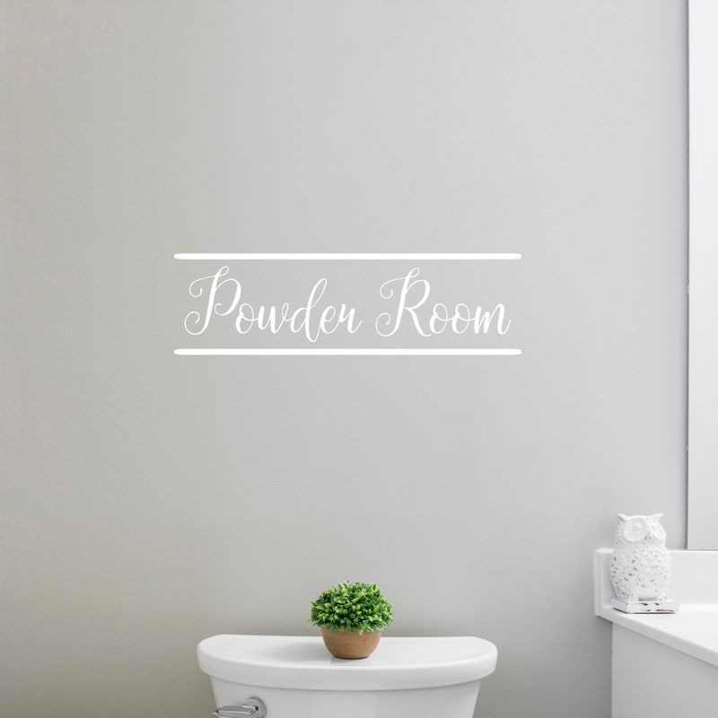 Bathroom Sticker - Etsy