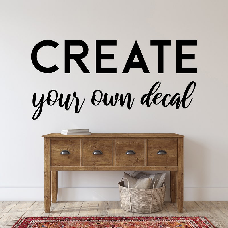 Custom Wall Decals or Stickers - Etsy