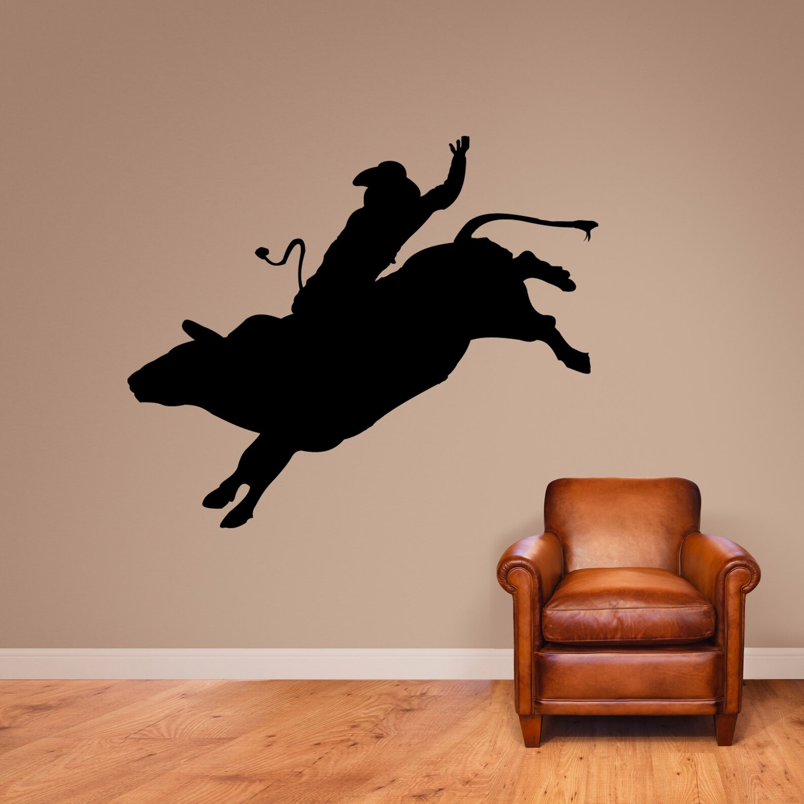 Bull Rider Wall Decal Decorative Art Decor Sticker For Nursery | Etsy