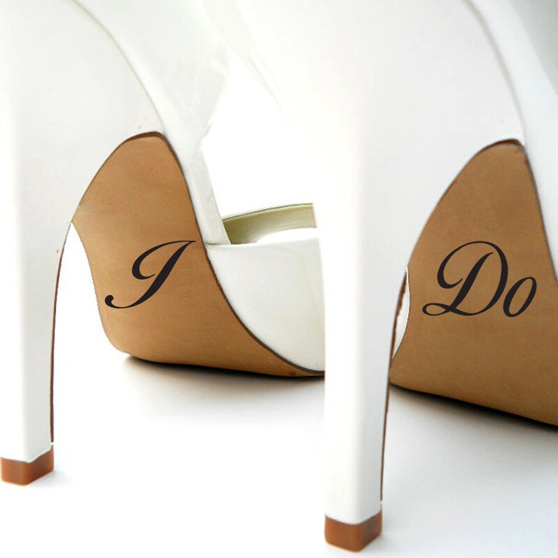 Wedding Shoe Sticker - Etsy