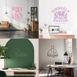 Custom Business Logo Wall Decal: Personalized Office Decor - Etsy