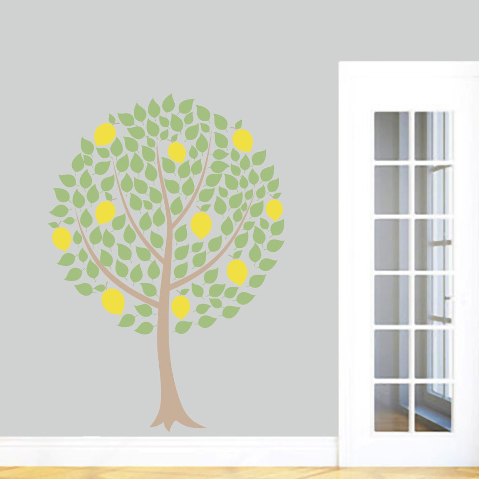 Lemon Tree Printed Wall Decal Decorative Art Decor Sticker for - Etsy