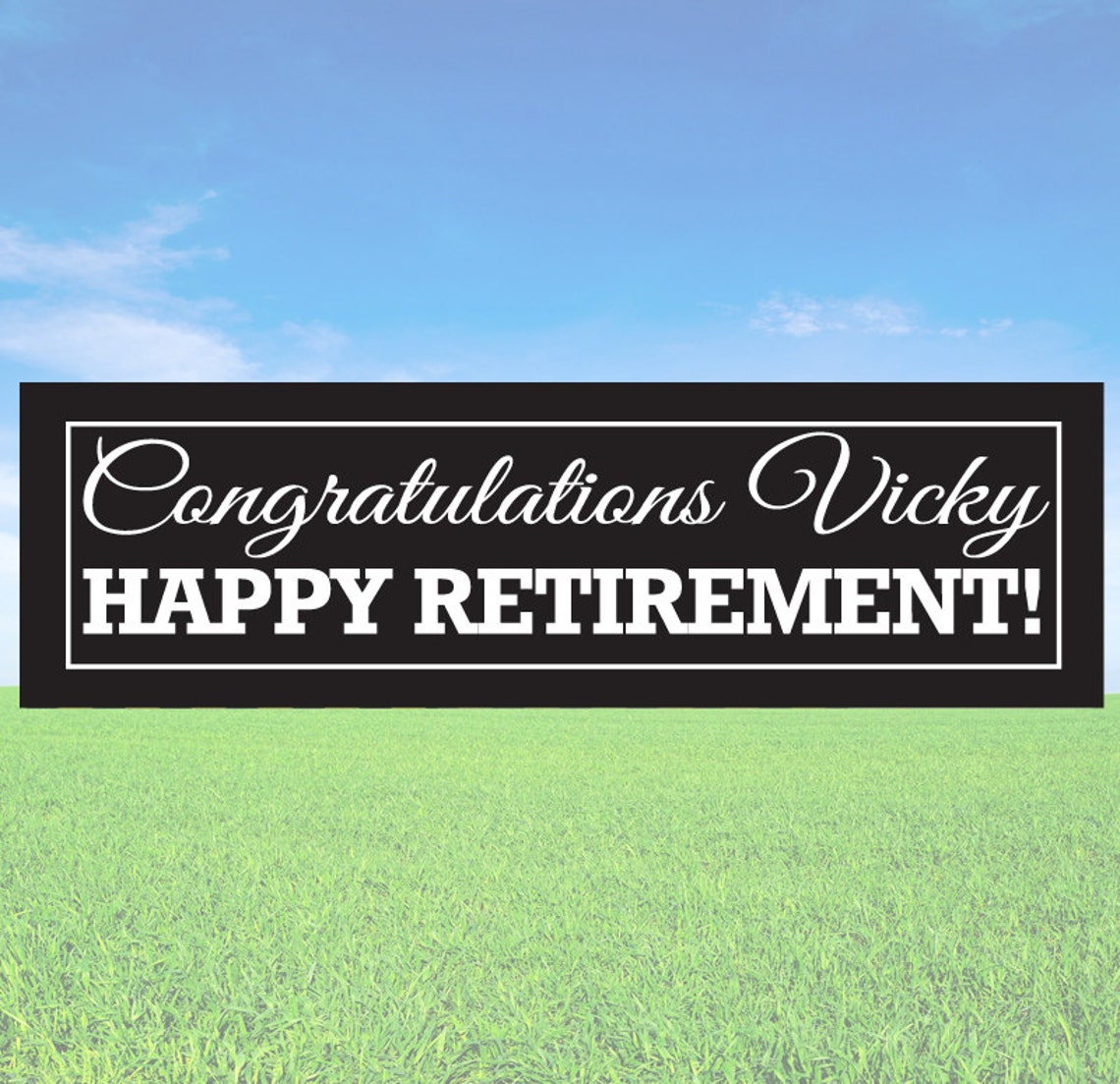 Happy Retirement Banner Business Office Retirement Party - Etsy