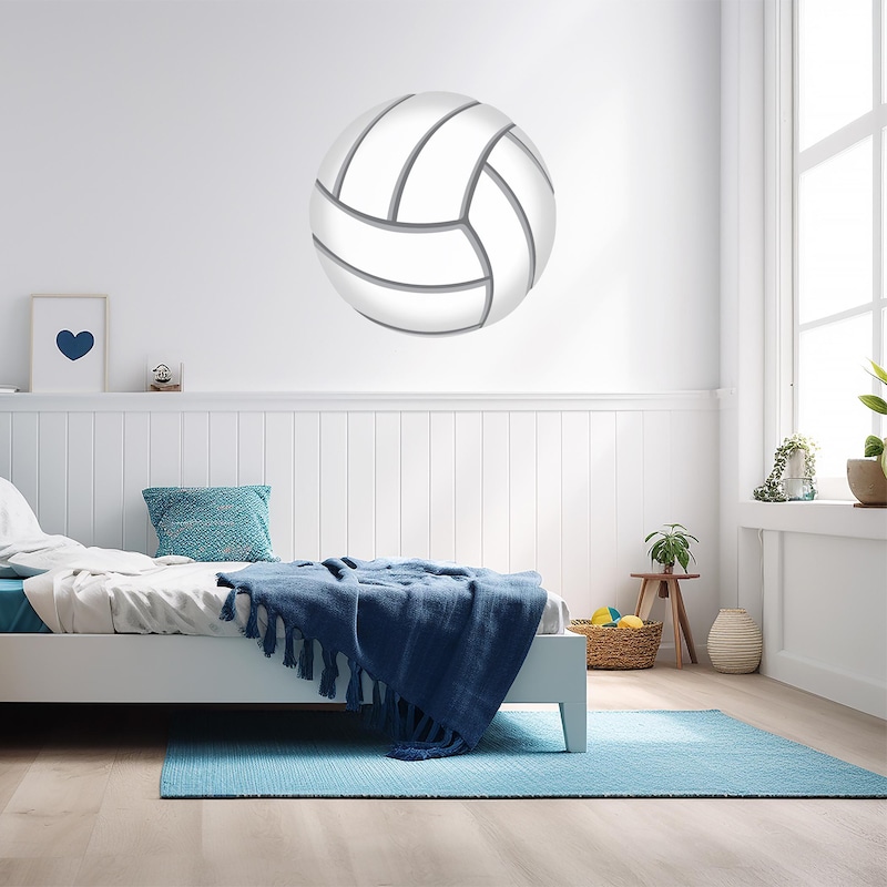 Volleyball Wall Decal - Etsy