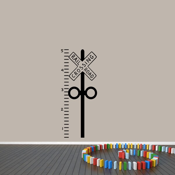 Railroad Crossing Growth Chart - Etsy