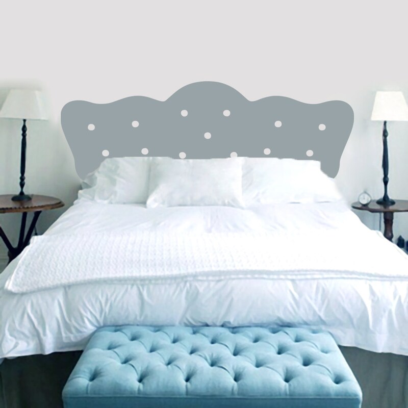 Headboard Wall Decal - Etsy