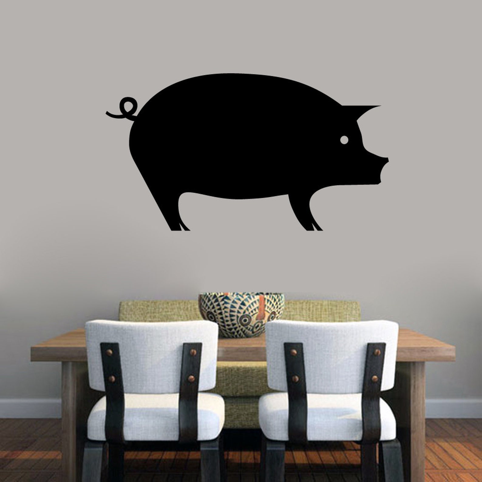 Pig Wall Decal Wall Decal Decorative Art Decor Sticker for - Etsy
