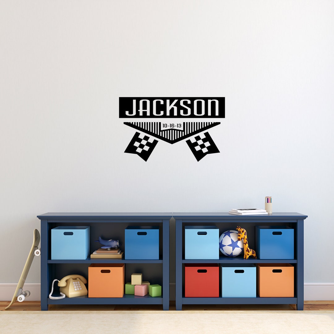 Custom Winner Name Wall Decal Decorative Art Decor Sticker For Nursery ...