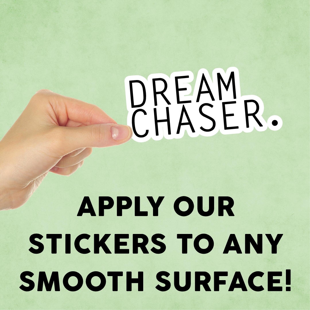 Dream Chaser Mini Sticker Decal for Tumbler / Device / Laptop / iPad ...