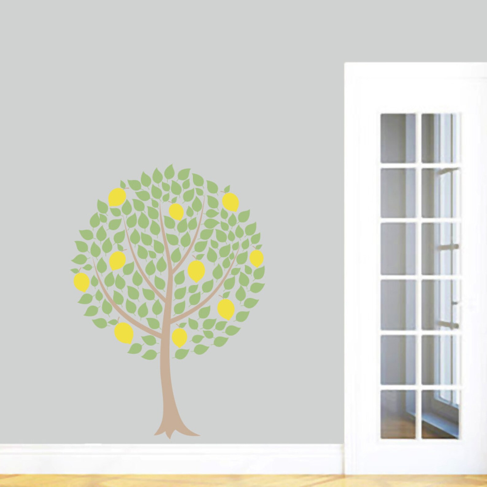 Lemon Tree Printed Wall Decal Decorative Art Decor Sticker for - Etsy