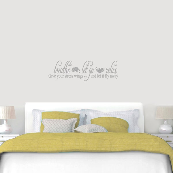 Relax Wall Decal - Etsy
