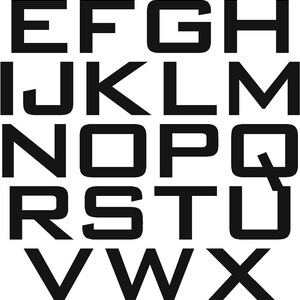 Full Name Simple Monogram Wall Decal Decorative Art Decor Sticker for ...