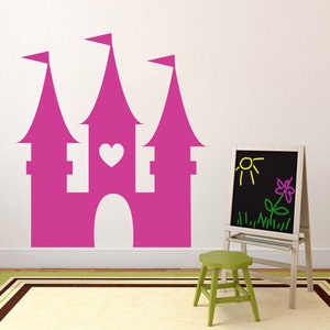 Princess Castle Wall Decal Decorative Art Decor Sticker for Nursery ...