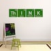 Think Periodic Table Wall Decal Decorative Art Decor Sticker - Etsy