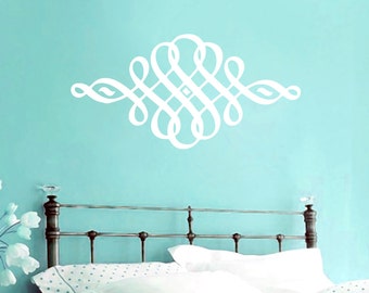 Scroll Wall Decal | Etsy