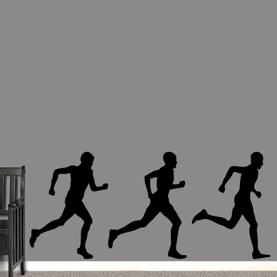 Wall Decals & Murals Wall Décor Track Run Running Exercise Fit Quote ...