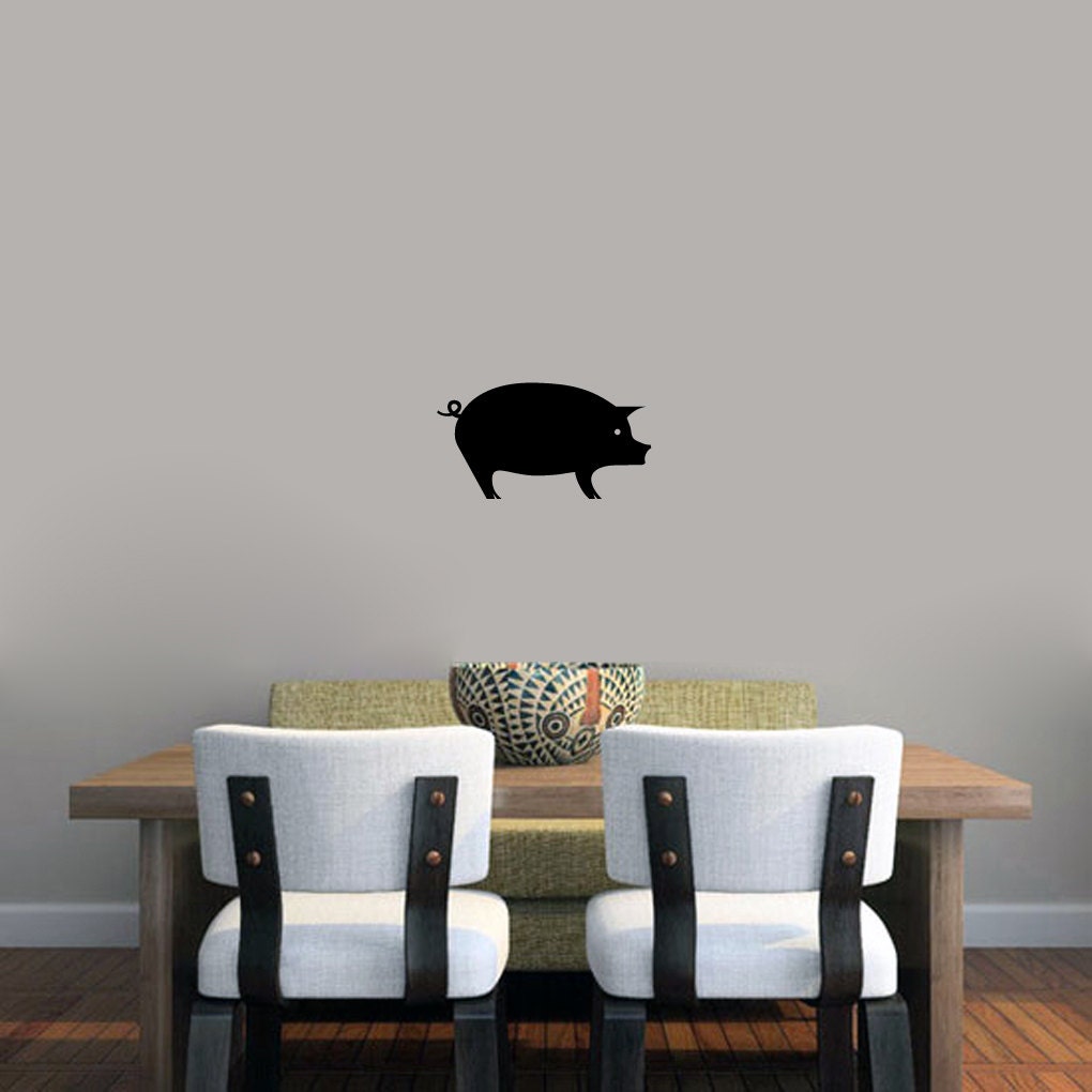 Pig Wall Decal Wall Decal Decorative Art Decor Sticker for - Etsy