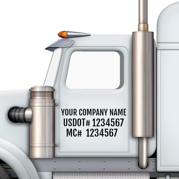 Truck Business Decals - Etsy