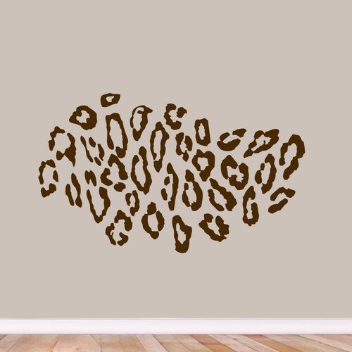 Leopard Print Wall Decal - Etsy