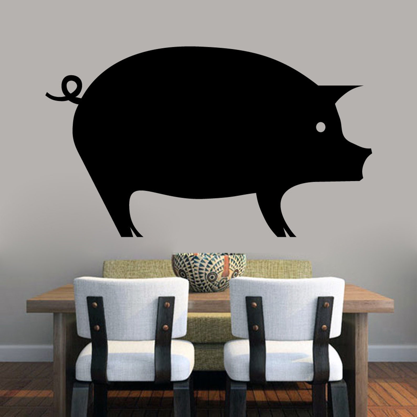 Pig Wall Decal Wall Decal Decorative Art Decor Sticker for - Etsy