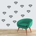 Set of Diamonds Decals Wall Mural Stickers Pack for Bedroom - Etsy