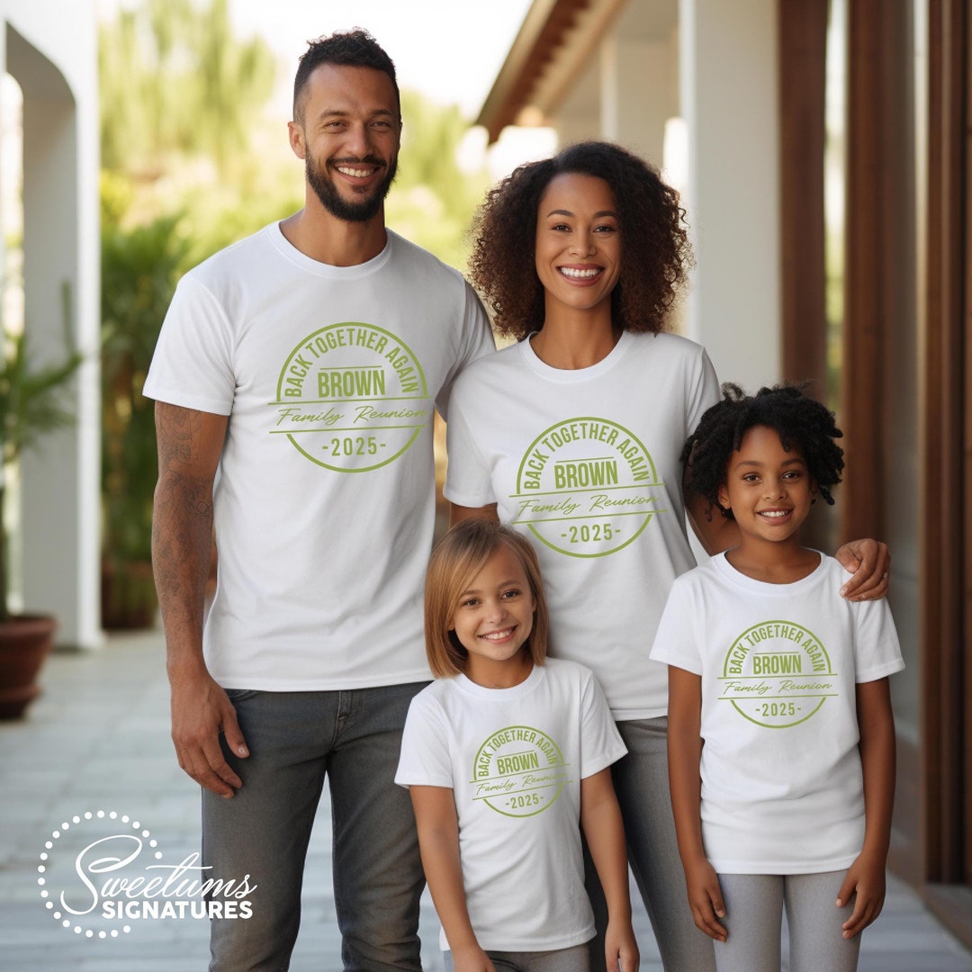 Personalized Family Gathering Shirts - Custom Made for Fun Reunions ...