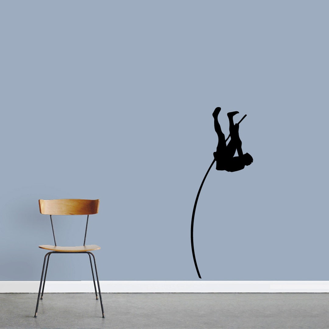 Pole Vault Wall Decal: Track and Field Sports Sticker - Etsy